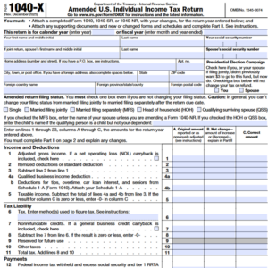 Understanding the Rules for Amending a Federal Income Tax Return